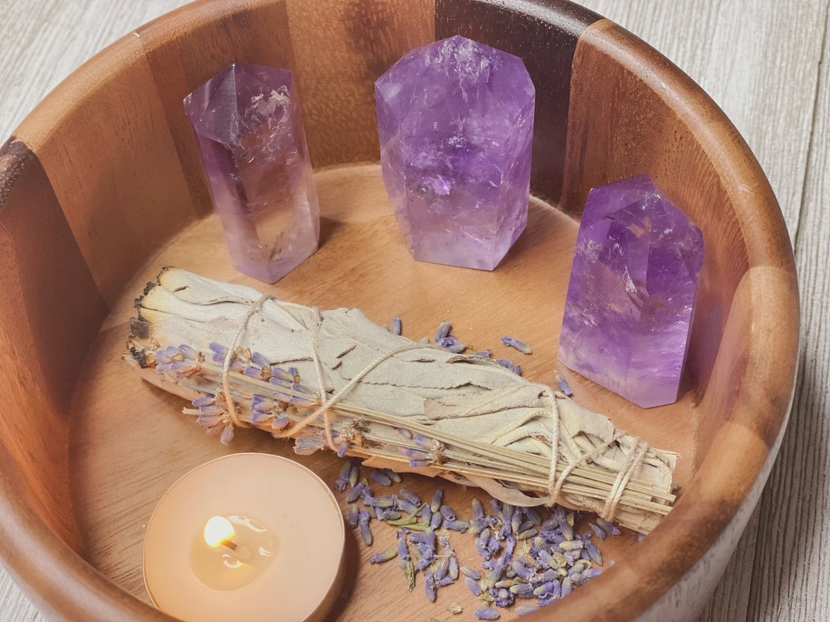 Amethyst Crystal Towers – Nectar Nine